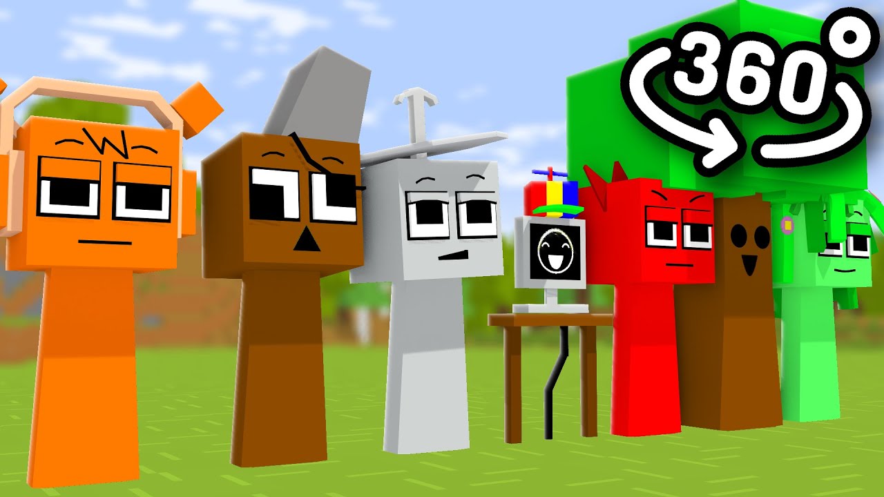 Incredibox Sprunki Minecraft 360 Vr Animation Youtube