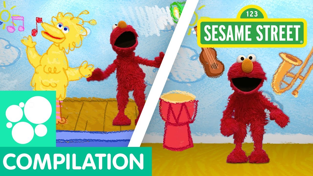 Sesame Street Music Fun With Elmo Elmo S World Compilation Youtube