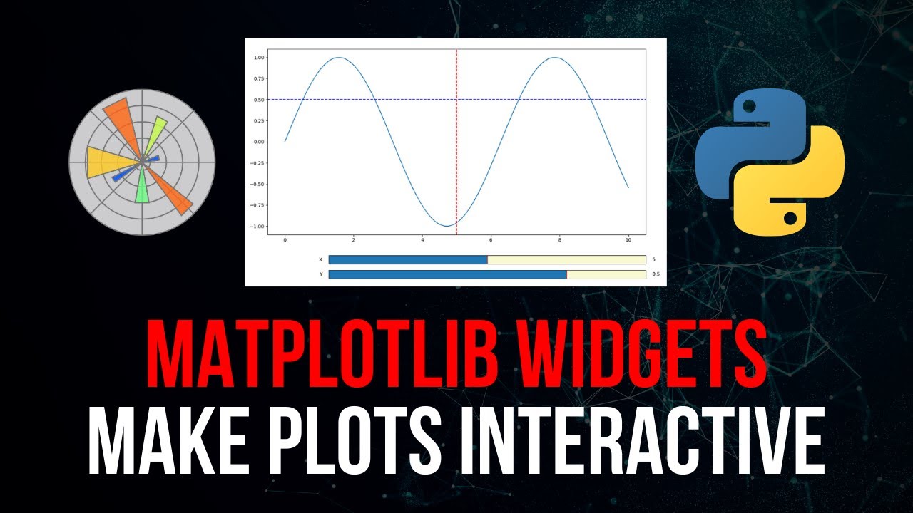 Matplotlib Widgets Make Your Graphs Interactive Youtube