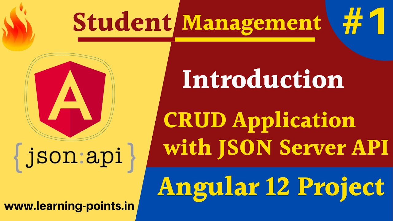 1 Introduction Angular Crud Project Student Management With Json