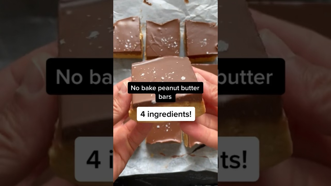 No Bake Peanut Butter Bars Nobakerecipe Peanutbutterbars