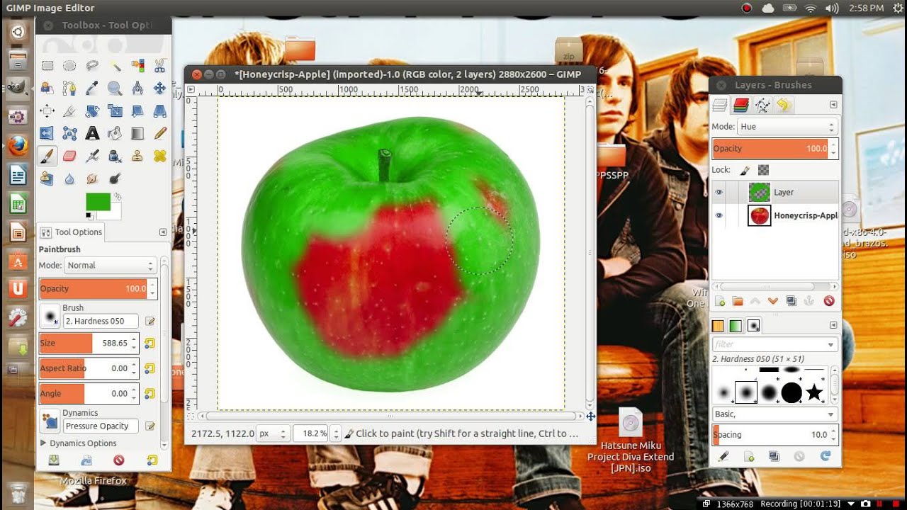 How To Recolor In Gimp 2 8 Youtube