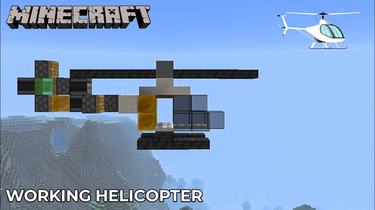 How To Make A Minecraft Helicopter