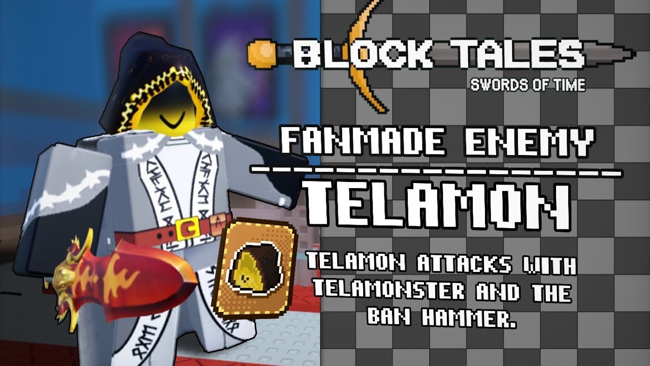 Fanmade Enemy Telamon Block Tales Roblox Youtube