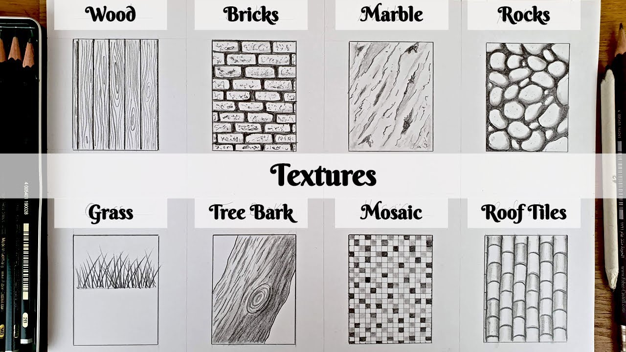 How To Draw Textures Part1 Youtube