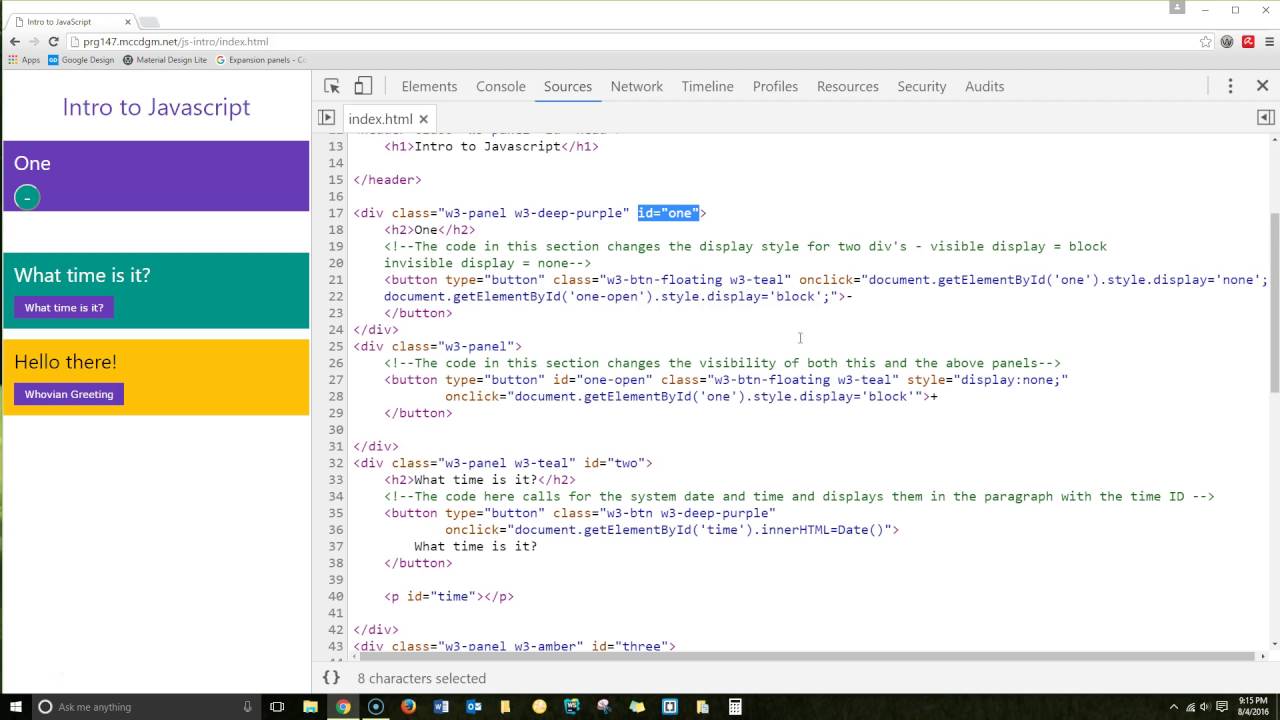 Get Element By Id Youtube