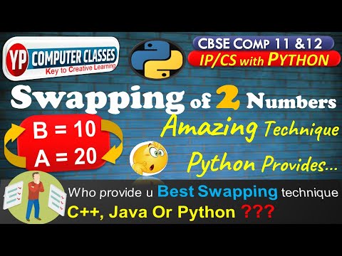 Swap 2 Numbers In Python 3 Compare Swapping In Python C Java