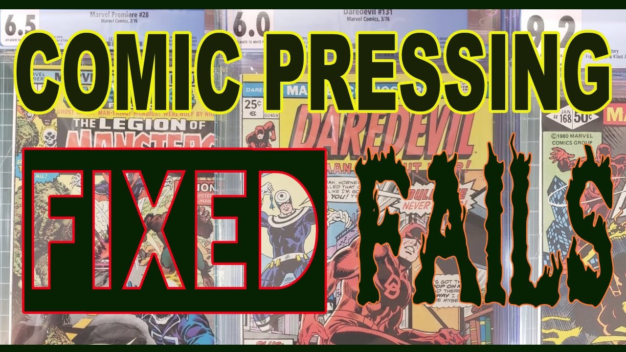 Fixed Comic Book Pressing Fails Youtube
