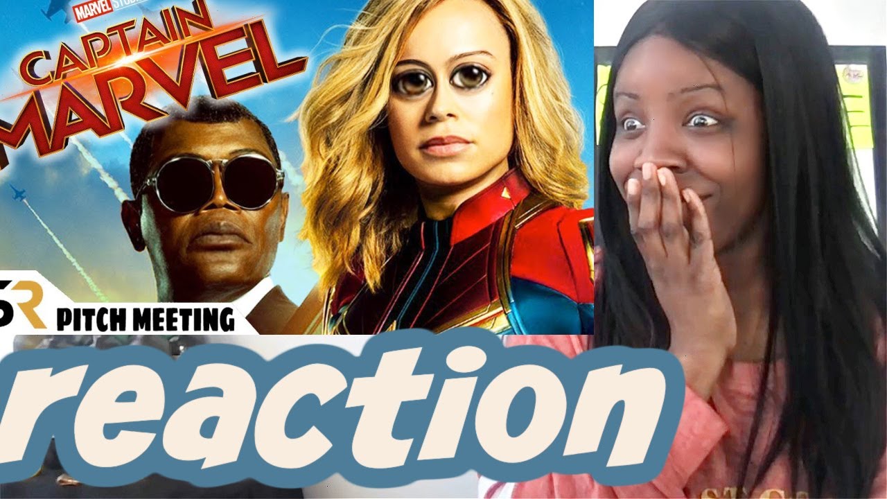 Captain Marvel Pitch Meeting Reaction Youtube