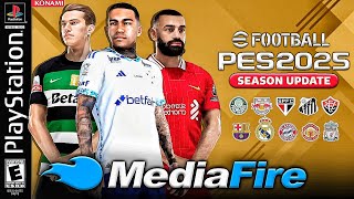 Efootball Pes 2025 Ps2 Download Mediafare Iso 100 Atualizado Aethersx2 ...