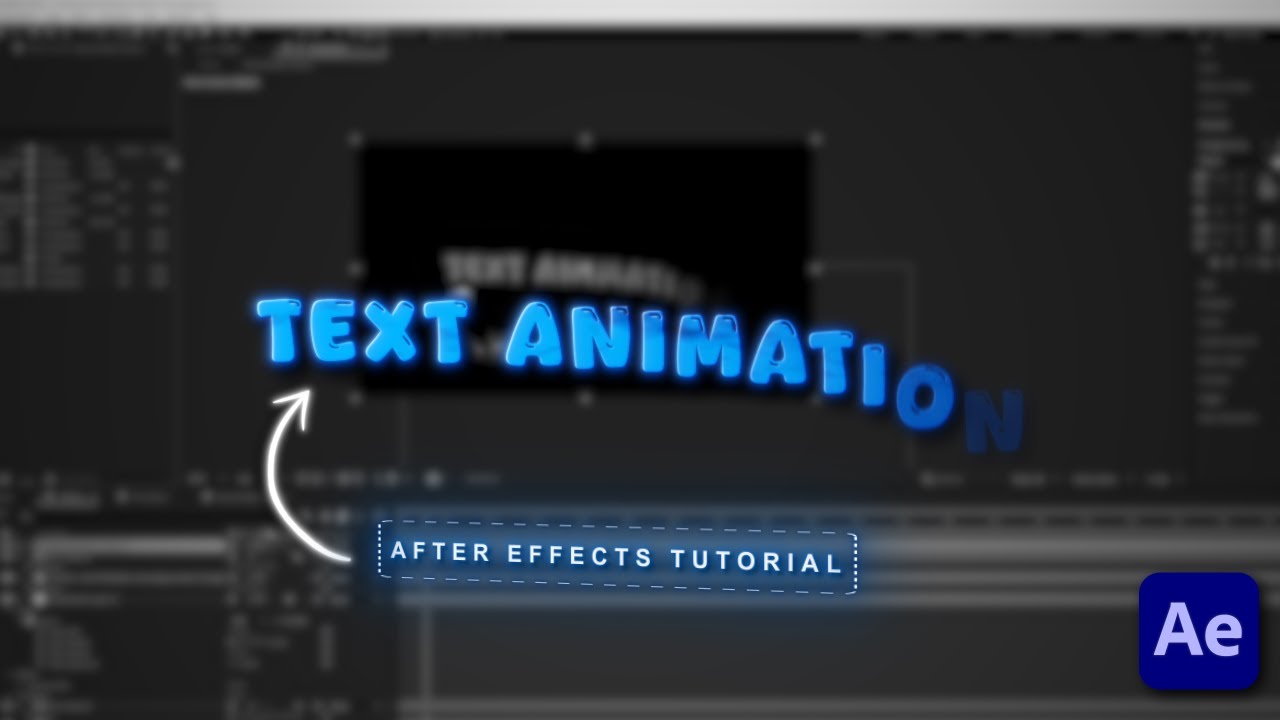 Smooth Text Animation After Effects Tutorial Youtube