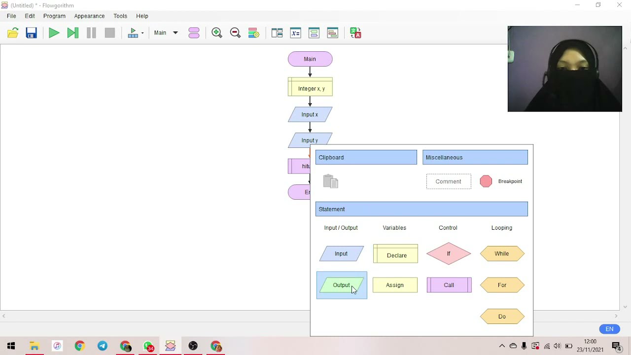 Prosedur Dan Function Menggunakan Flowgorithm Youtube