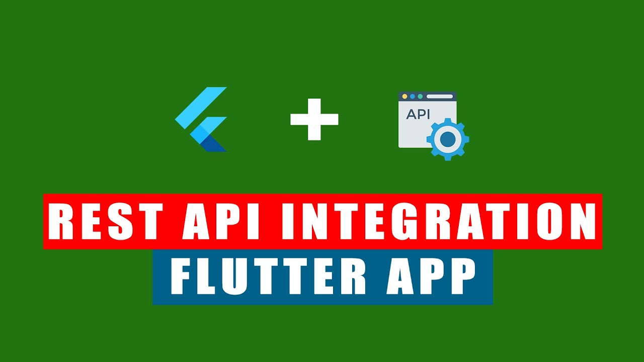 How To Integrate Rest Api In Flutter Application Youtube