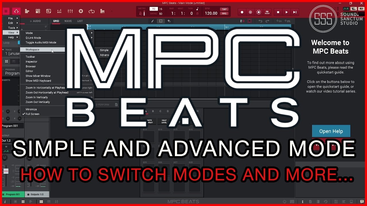 Mpc Beats Tutorial Simple And Advanced Mode Youtube