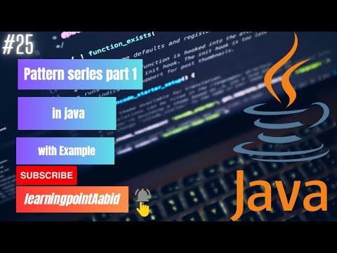 Pattern In Java Pattern In Java Programming Interview Based