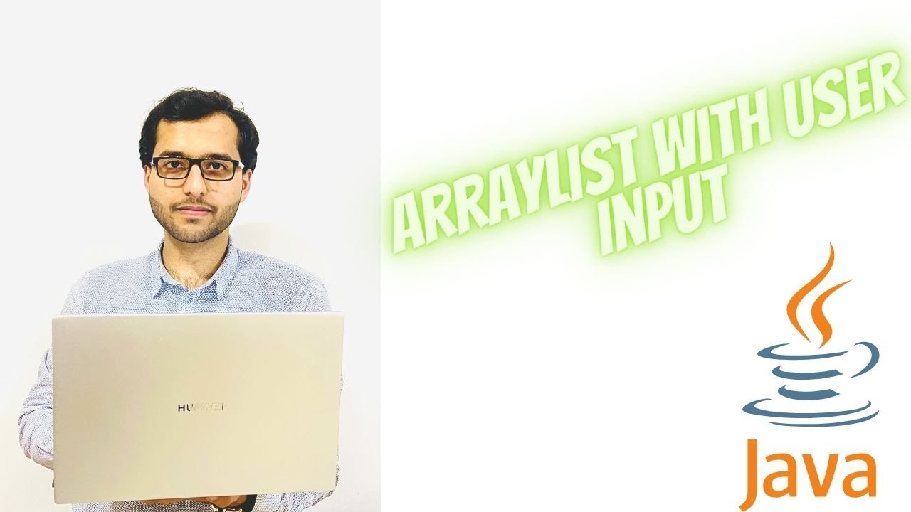 User Input In Arraylist In Java Youtube