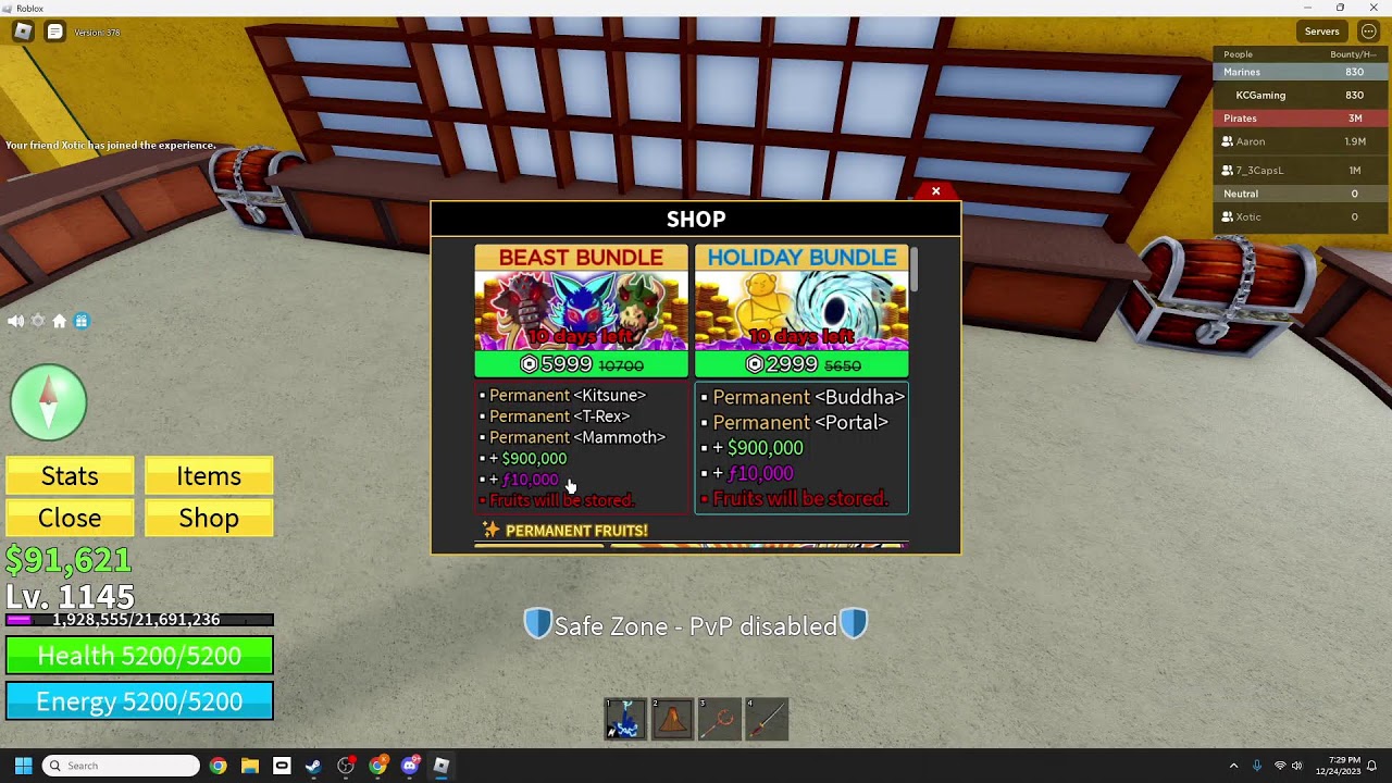 рџ ґ Live Blox Fruits Grinding Youtube