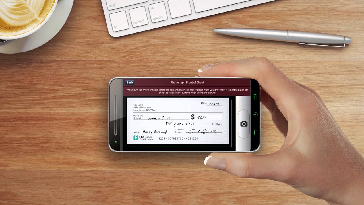 Lbs Financial Mobile Deposit Youtube