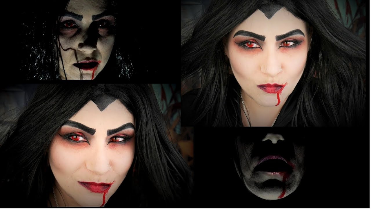 Vampire Halloween Makeup Tutorial Youtube