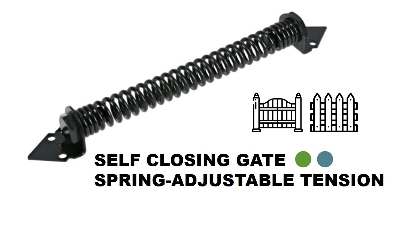 Adjustable Gate Spring Installation Gate Shut Flat Gate Closer