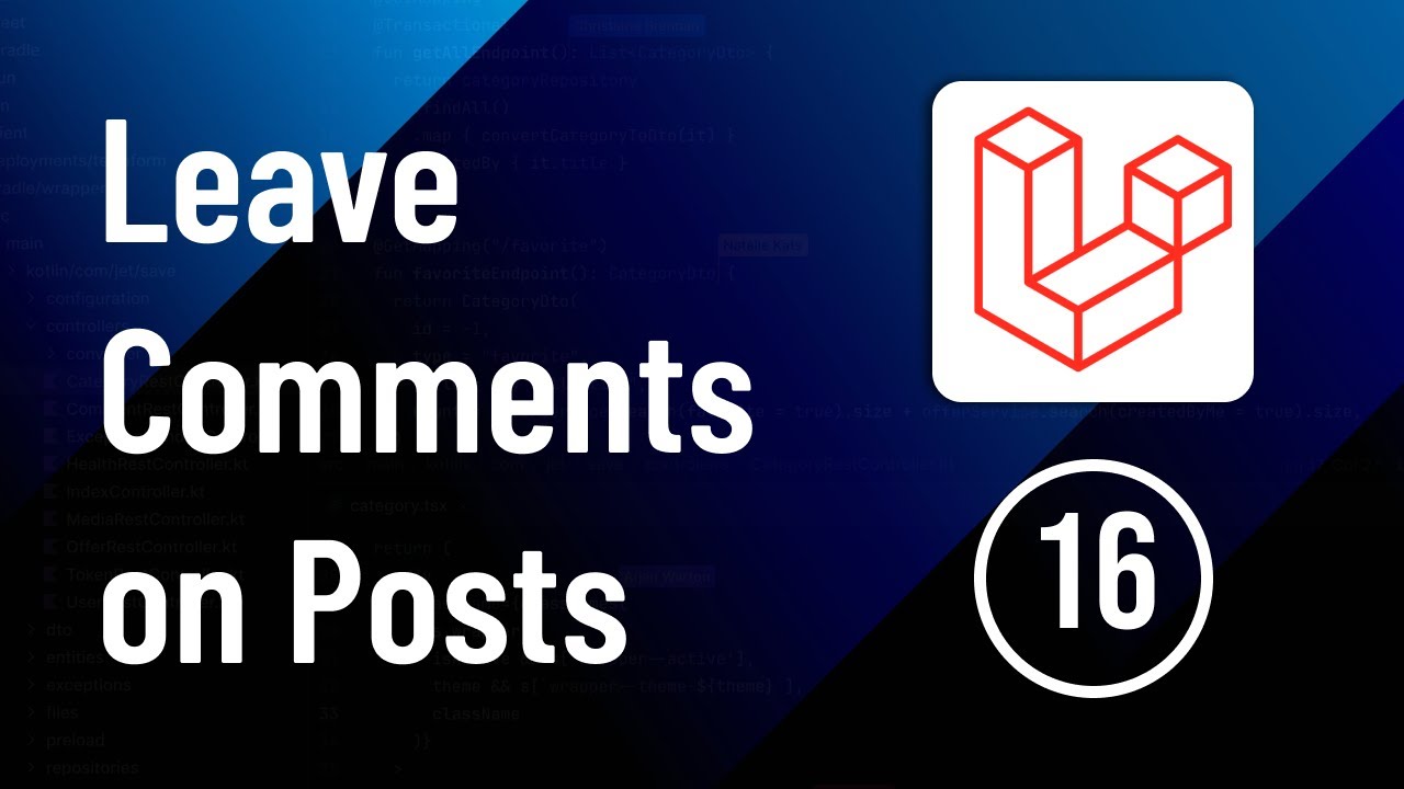Writing Comments On Posts Part 16 Laravel Social Media Website