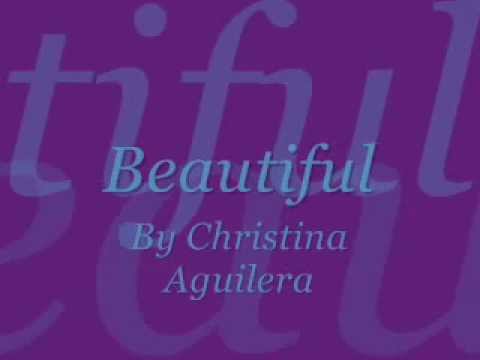 Christina Aguilera Beautiful Lyrics Youtube