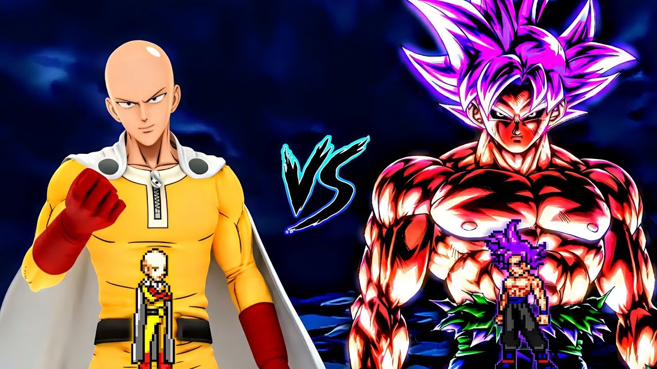 Saitama The Bald Destroyed Op New Vs Goku 1000 Yr Old Op All Form