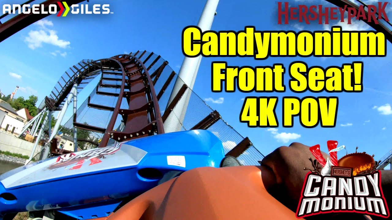 Candymonium In 4k Front Seat Pov Hersheypark Youtube