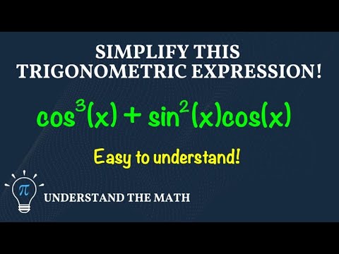 How To Simplify Trigonometric Expressions Example 3 Youtube