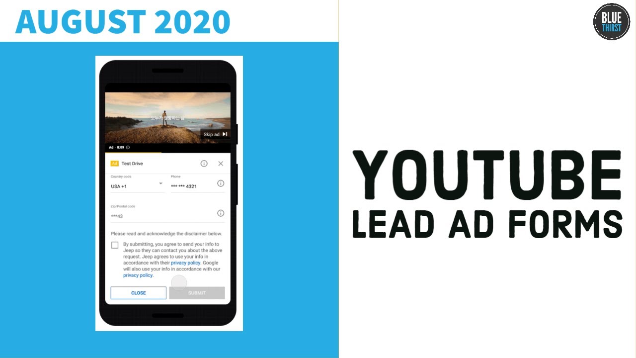 Youtube Lead Ad Forms Youtube