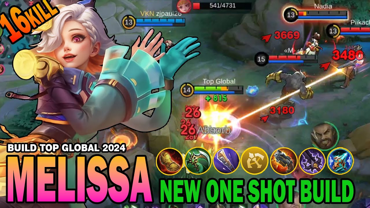 Melissa 1 Vs 5 Super Attack Speed Build Emblem Build Top Global