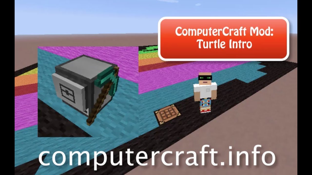 Minecraft Computercraft Mod Turtles Introduction Youtube