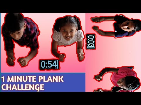 Plank Challenge 1 Minute Plank Workout No Rest Youtube