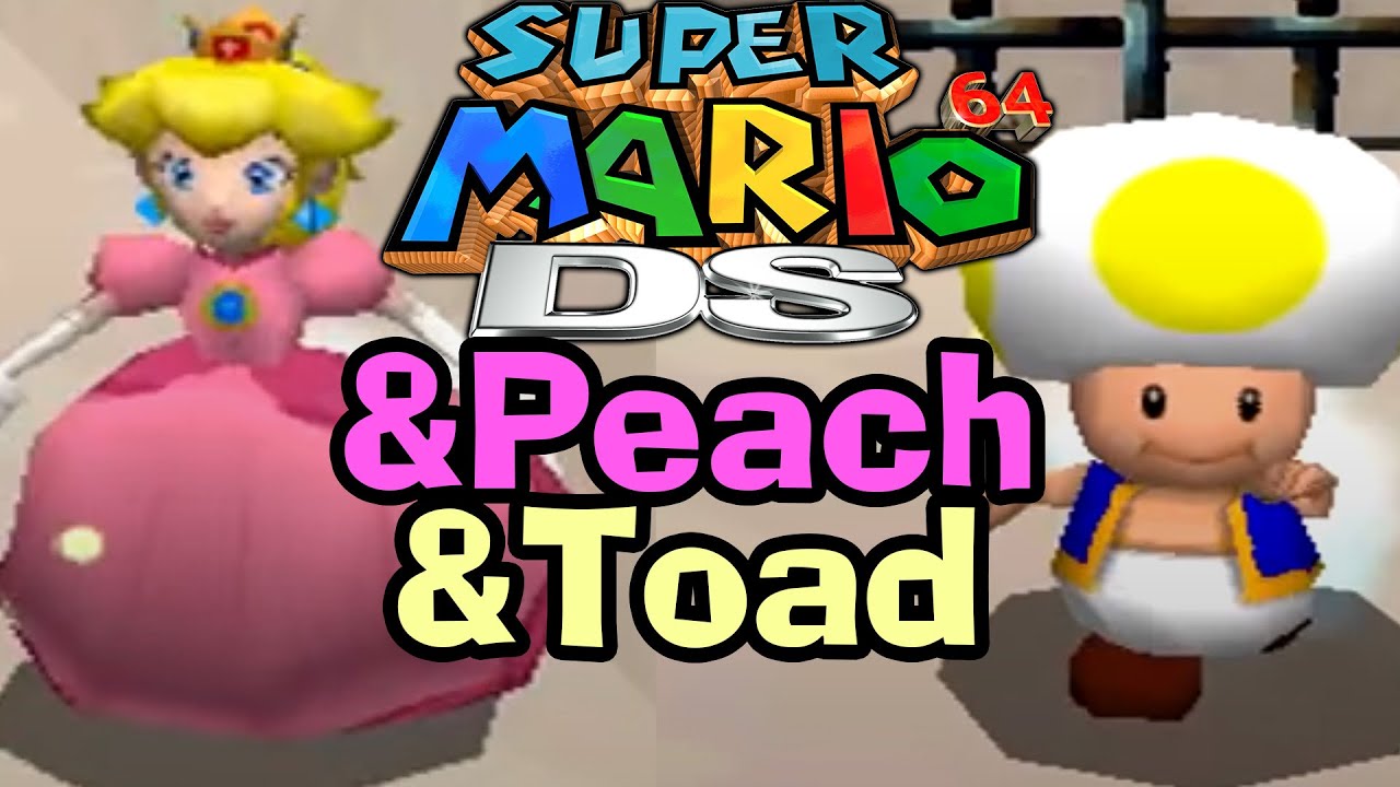 Super Mario 64 Ds With New Characters Youtube