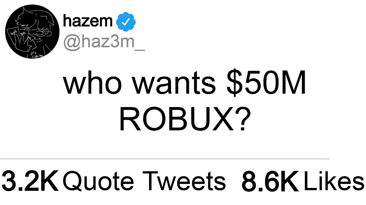 Hazem Gave A Full Server 28 000 000 Robux Pls Donate Youtube