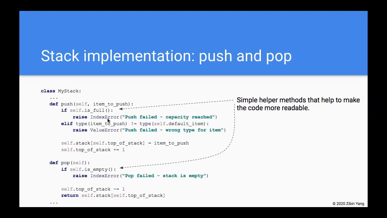 Cs3b Week 2 Stack The Implementation Youtube