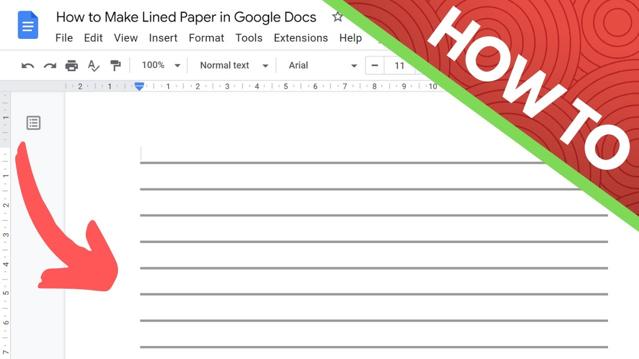 Lined Paper Template For Google Slides At Ronald Piper Blog