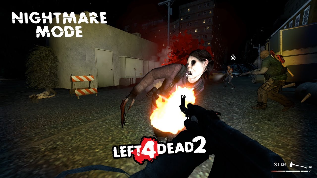 Left 4 Dead 2 Nightmare Mode Ceda Fever Gameplay Youtube