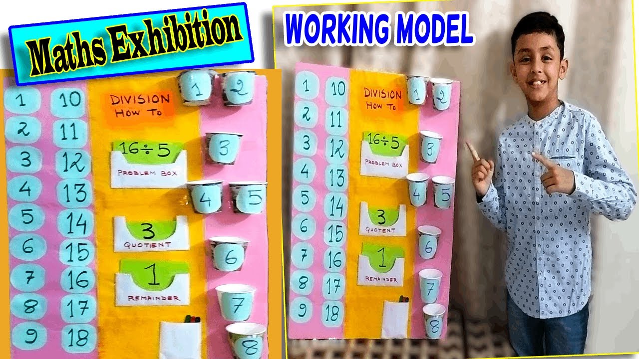 Diy Maths Working Model For Exhibition Simple Steps Maths Project