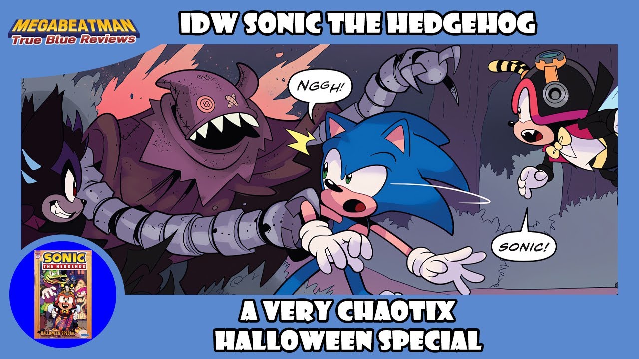 Idw Sonic A Very Chaotix Halloween Special A Comic Review By