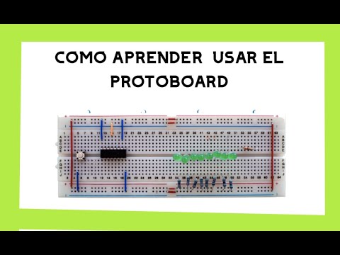 Como Usar Una Protoboard Electronica Basica Como Armar Circuitos Como
