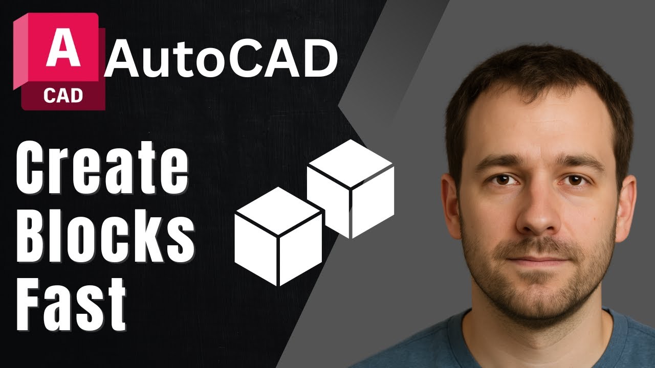 Autocad How To Create Blocks 2025 Tutorial Youtube