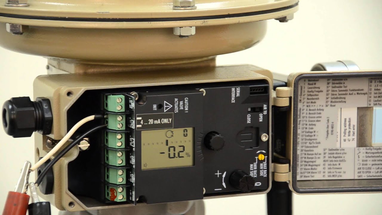 Configuring The Samson 3730 Positioner Youtube