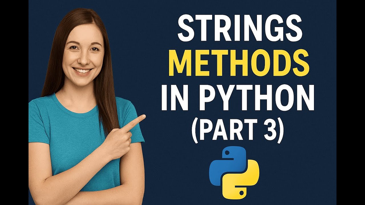 String Methods In рџђќpython Part 3 Youtube