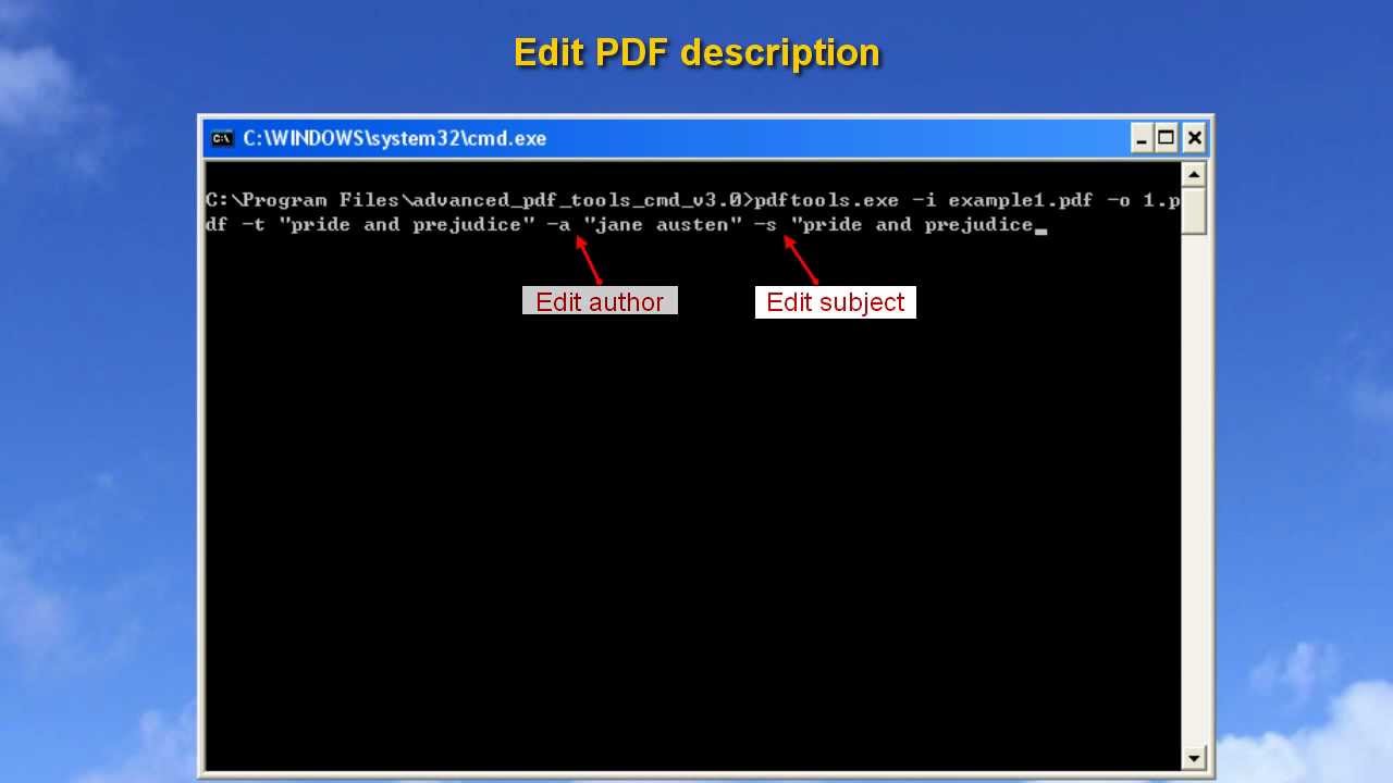 Verypdf Advanced Pdf Tools Command Line Youtube