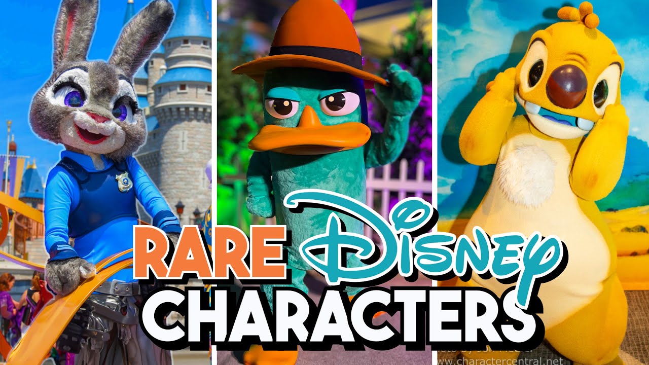 Rare Disney Characters Mega Compilation 2 Youtube