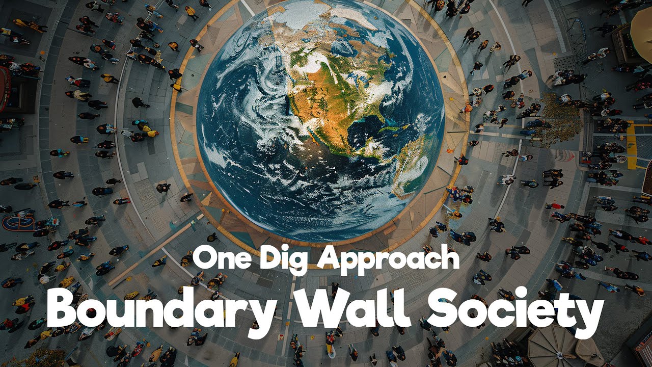 One Dig Approach Boundary Wall Society 3d Animation