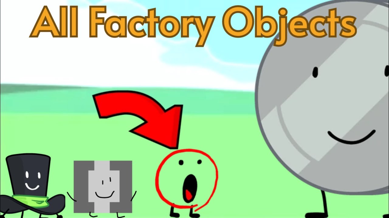Find The Bfb Characters All Factory Characters Youtube