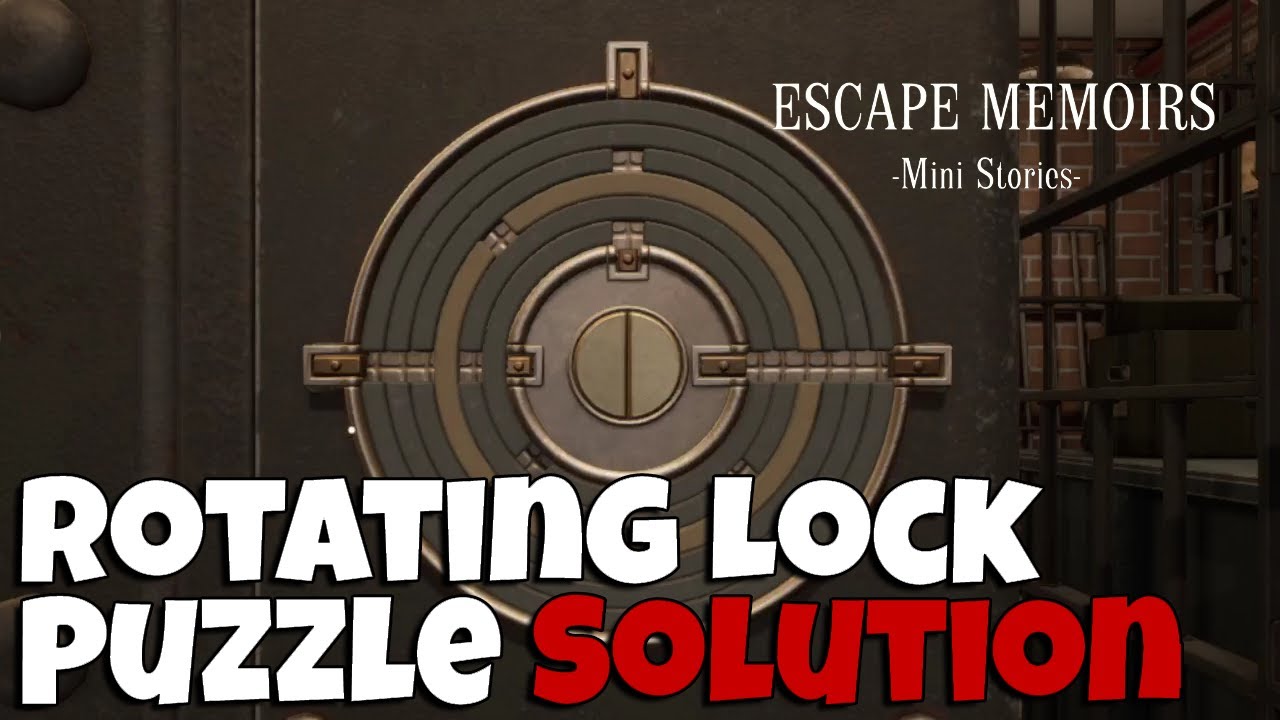 Escape Memoirs Mini Stories Rotating Lock Puzzle Solution Youtube