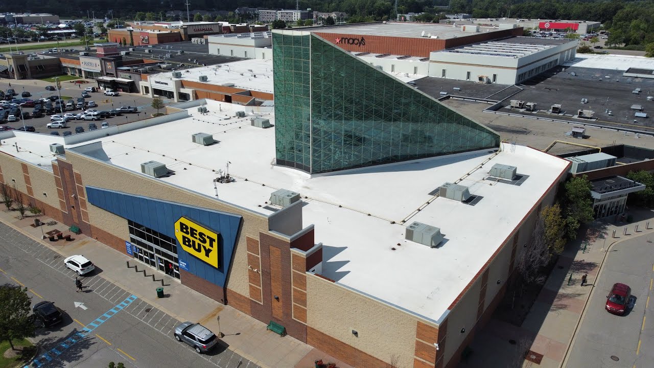 Environments Southland Center Shopping Mall Drone Footage Taylor